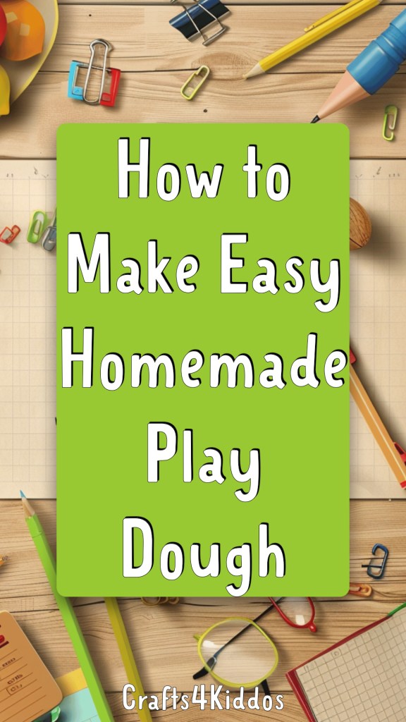 How to Make Easy Homemade Play Dough